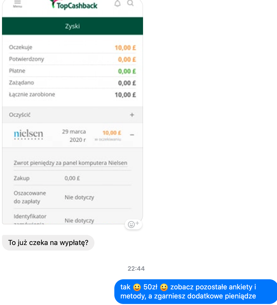 TopCashback - Bonus 2020 - Wypłata i Opinie - MobilneZarabianie