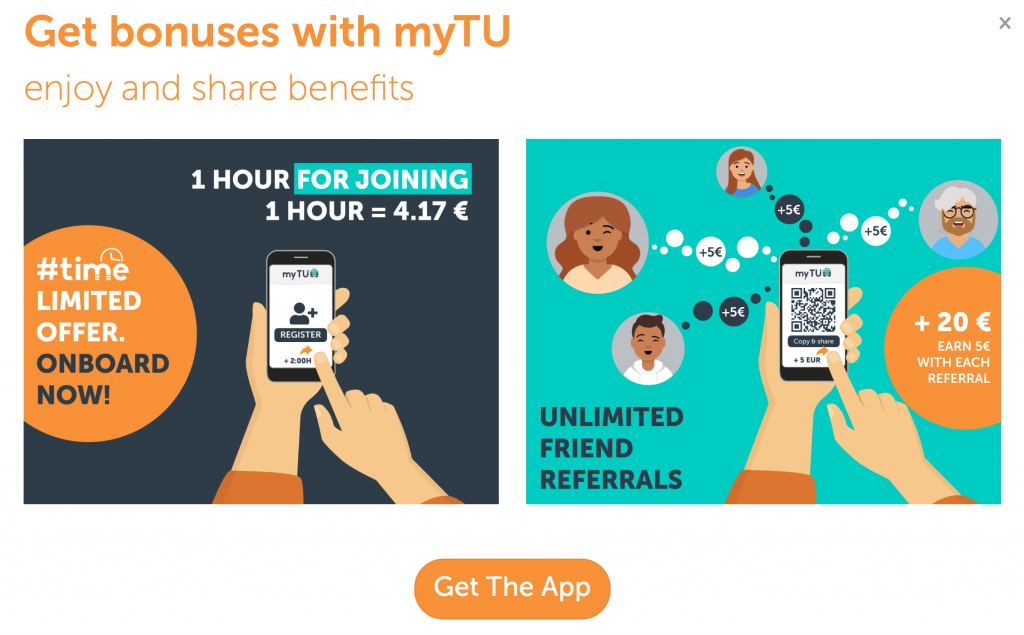 myTU bonus powitalny 5€ x ∞ - promocja TravelUnion.eu - MobilneZarabianie